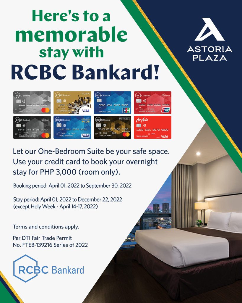 RCBC Bankard Promo - Astoria Plaza